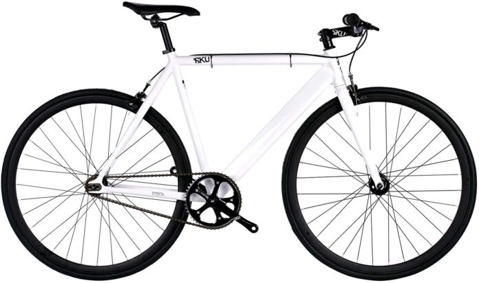 6KU Aluminum Fixed Gear Single-Speed Fixie Urban Track Bike - Garden ...